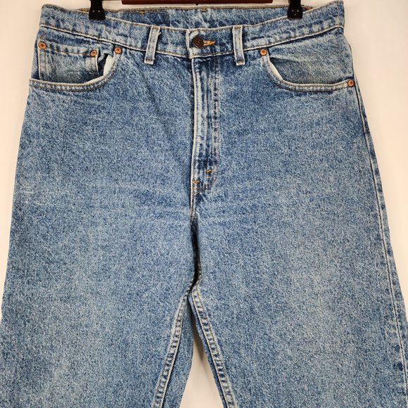 Levi's | Jeans | Vintage Levis 55 36x34 34x33 Relaxed Fit Light Wash ...